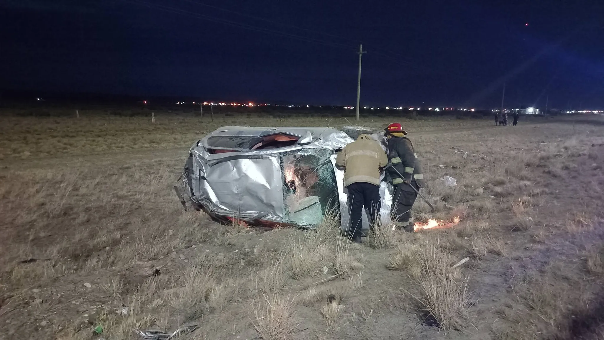 Vuelco en la Ruta 3: el concejal Martín Chávez fue hospitalizado tras ...